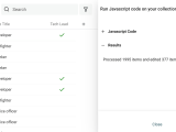 Run Javascript Code Datablist Datablist