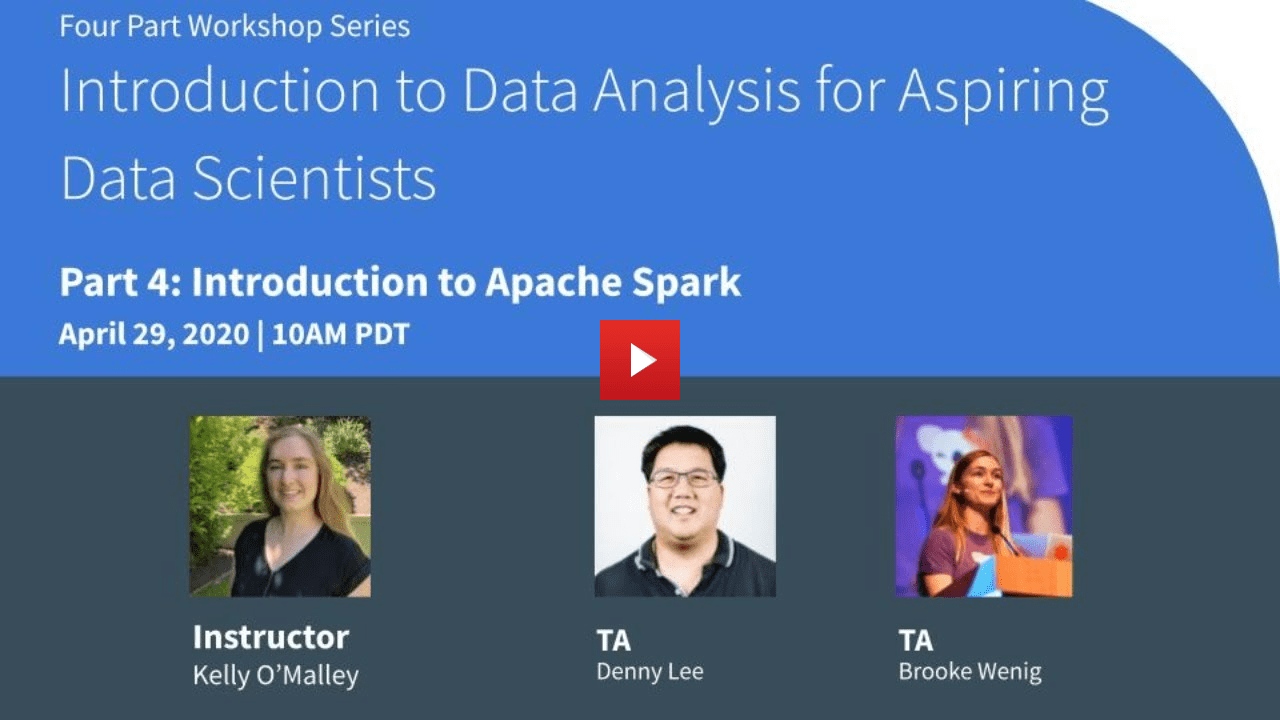 Introduction To Apache Spark Data Analysis Workshop Series