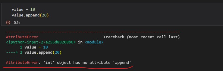 AttributeError: 'int' object has no attribute 'append' ( Solved )