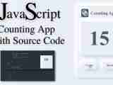 Javascript Project Build Counting App With Html Css Pure