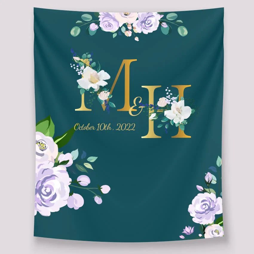 Custom Wedding Ceremony Flower Backdrop Decor D744 Dbackdrop