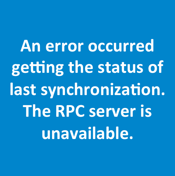 Rpc Server Is Unavailable Install Multiprogramalley