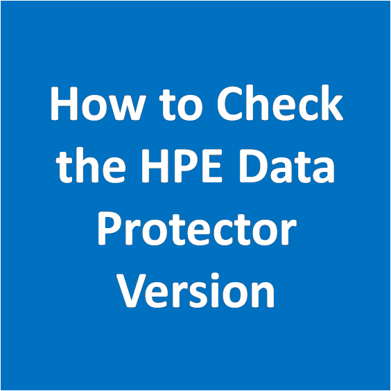 Hpe Data Protector