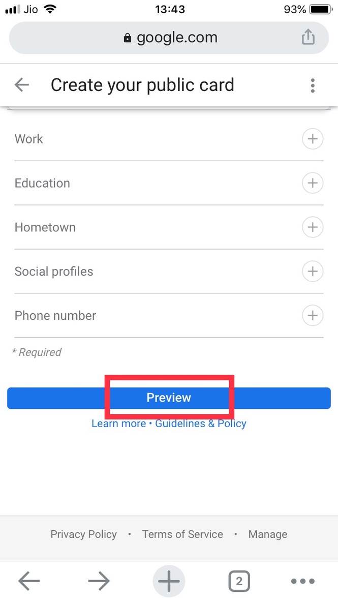 How to Create Google People Card - DbAppWeb.com