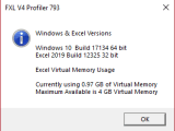 Fastexcel V4 Profiler