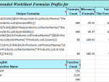Fastexcel V4 Profiler Profile Formulas