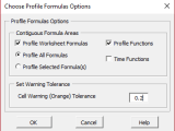 Fastexcel V4 Profiler Profile Formulas
