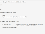 Instance Initialization Block Decodejava