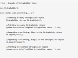 Java Stringbuilder Class Decodejava