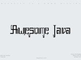 Awesome Java Font Free Download Preview Deefont