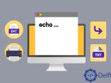 The Echo Command In Batch Delft Stack