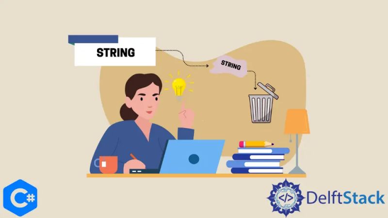 How to Remove String From String in C# | Delft Stack