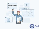 Single Line Comment In Html Delft Stack