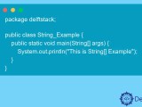 String In Java Delft Stack