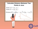 How To Calculate Distance Between Two Points In Java Delft Stack