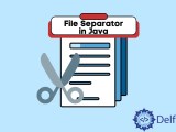 File Separator In Java Delft Stack
