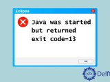 How To Fix Exit Code 13 Error In Java Delft Stack
