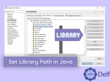 How To Set Library Path In Java Delft Stack