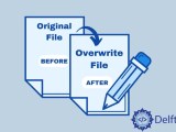 How To Overwrite A File In Java Delft Stack