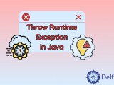 How To Throw Runtime Exception In Java Delft Stack