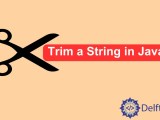 How To Trim A String In Java Delft Stack