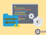 Annotation Param In Java Delft Stack