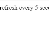 How To Refresh Page Timer In Javascript Delft Stack