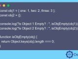 How To Check If Object Is Empty In Javascript Delft Stack