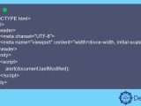 Javascript Alert Document Lastmodified Delft Stack