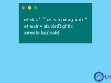 Javascript String Trim Method Delft Stack
