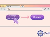 How To Change Button Text In Javascript Delft Stack