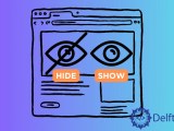 How To Hide Show Elements In Javascript Delft Stack