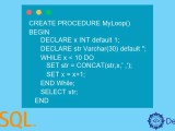 While Loop In Mysql Delft Stack