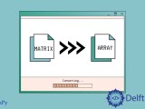 How To Convert Matrix To Array In Numpy Delft Stack
