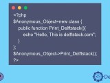 Php Anonymous Class Delft Stack