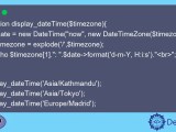 How To Display Date And Time According To Timezone In Php Delft Stack