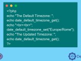 How To Set The Timezone In Php Delft Stack