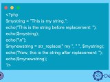 How To Replace String In Php Delft Stack