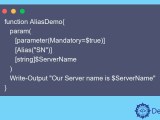 Creating Aliases With Parameters In Powershell Delft Stack