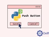 Pyqt5 教程 按钮 D栈 Delft Stack
