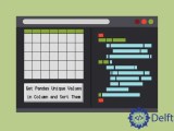 How To Get Pandas Unique Values In Column And Sort Them Delft Stack