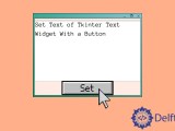 How To Set Text Of Tkinter Text Widget With A Button Delft Stack
