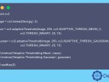 Adaptive Threshold Using Opencv Delft Stack