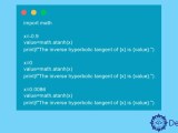 Python Math Atanh Method Delft Stack