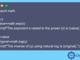 Python Math Exp Method Delft Stack