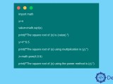 Python Math Sqrt Method Delft Stack
