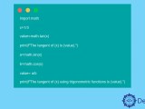Python Math Tan Method Delft Stack