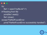 How To Open File Exception Handling In Python Delft Stack