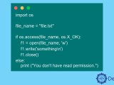 Python Os Access Method Delft Stack