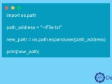 Python Os Path Expanduser Method Delft Stack